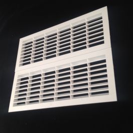 RECTANGULAR PLASTIC FLUSH FIT VENT -299MM X 240MM
